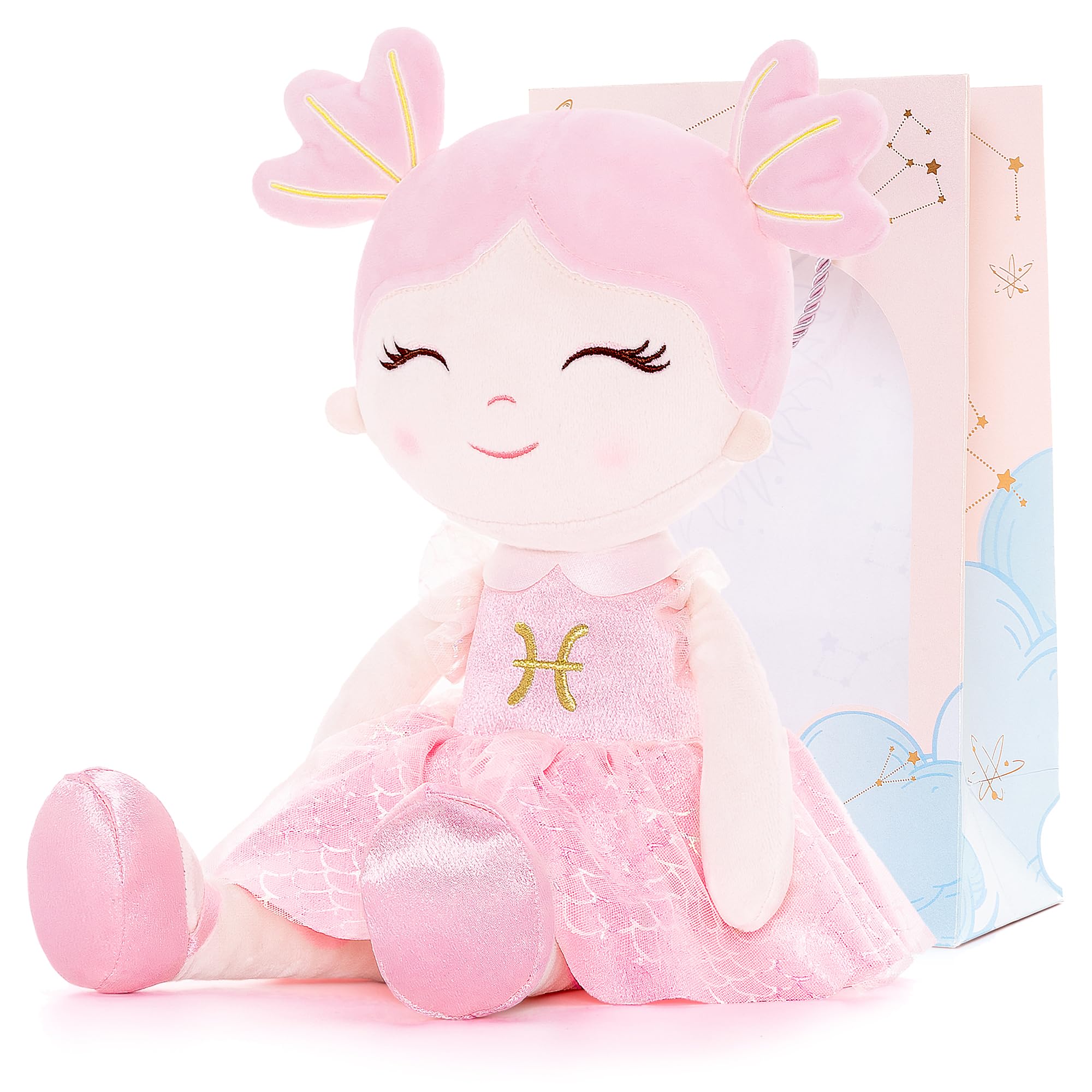 Amazon.com: Arteeksdoll Baby Girl Gifts Plush Dolls Constellations ...