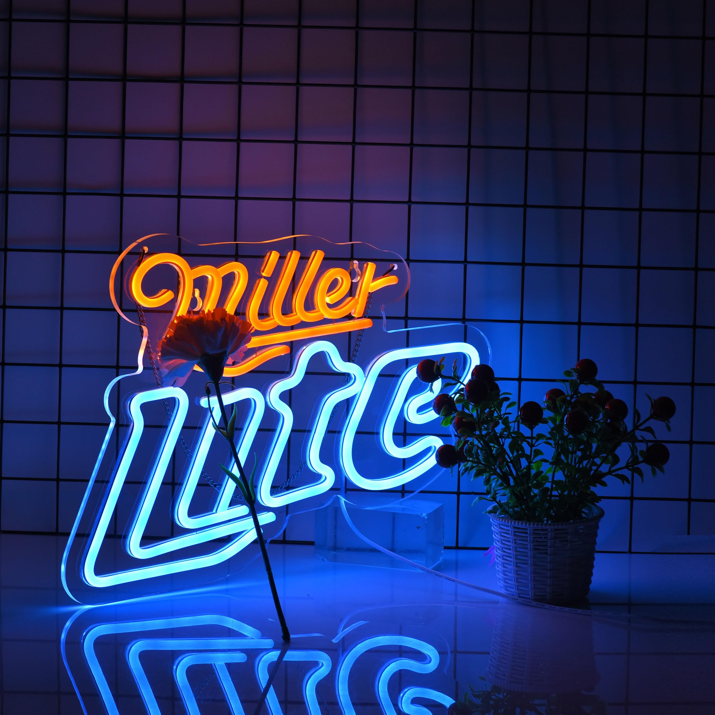 Neon Sign for Wall Décor Dimmable LED Lite Bar Neon Signs USB Powered ...
