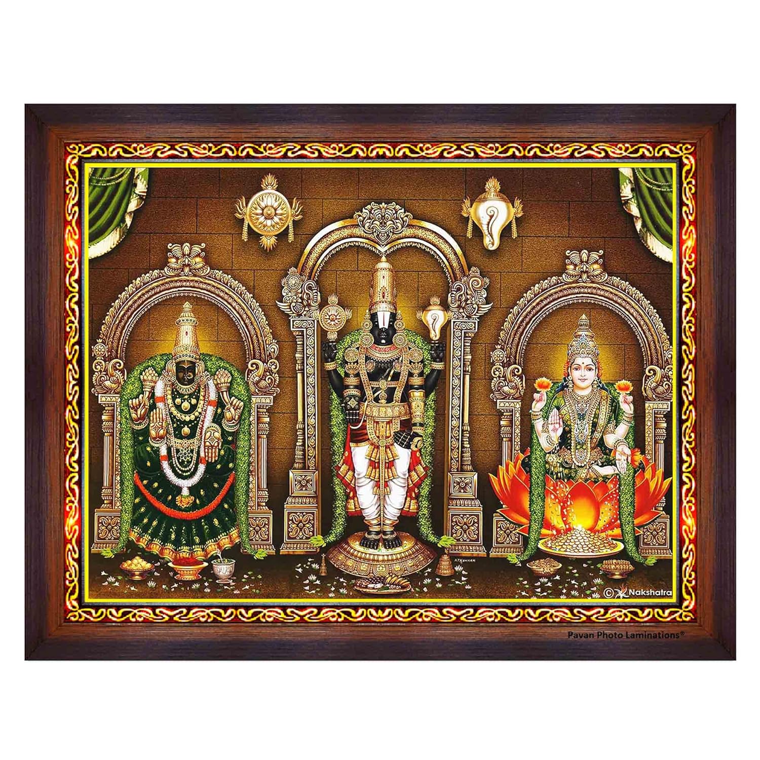 Pavan Photo Laminations Balaji Lakshmi Padmavati Venkateshwara Swamy ...