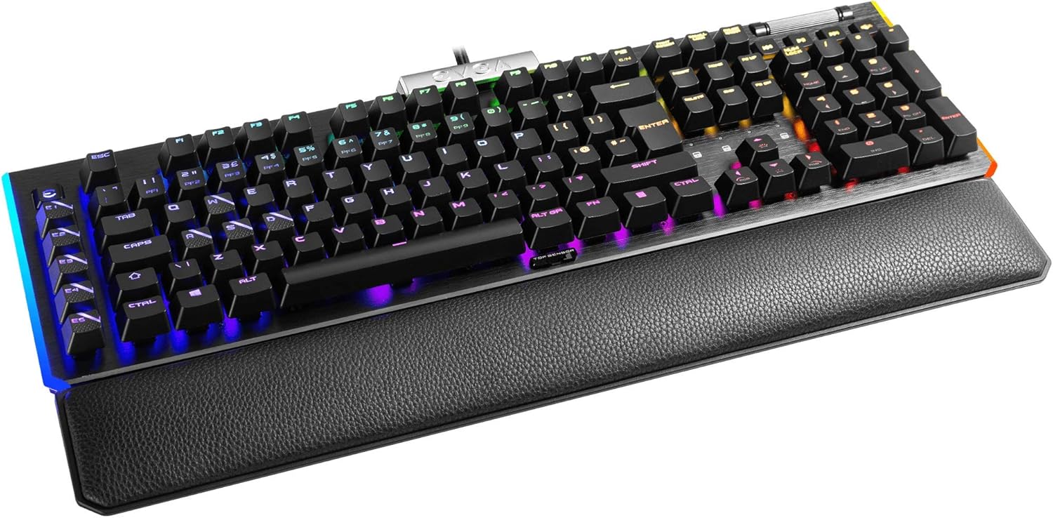 EVGA Z20 Rgb Optical Mechanical Gaming Keyboard, Rgb Backlit Led ...