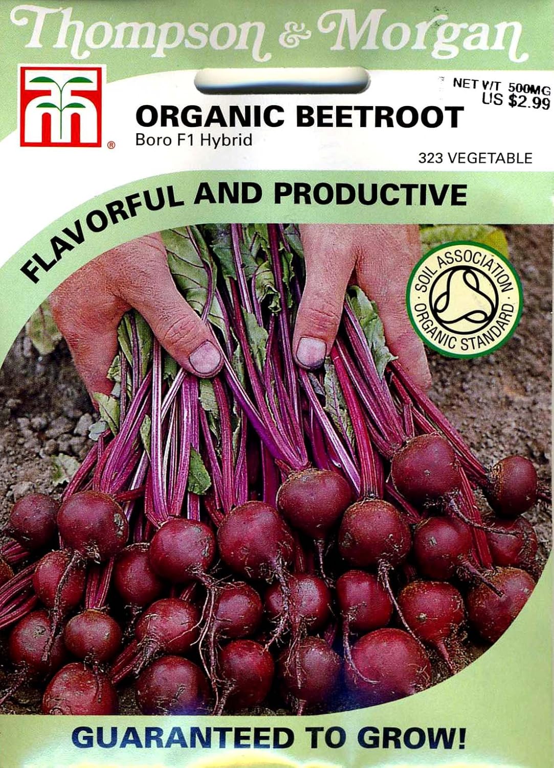 Amazon.com : Thompson & Morgan 323 Organic Beetroot Boro Seed Packet ...