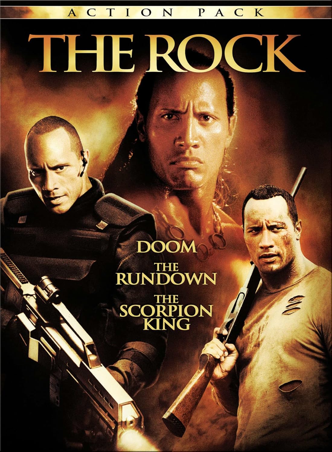 The Rock Action Pack (Doom / The Rundown / The Scorpion King): Amazon ...