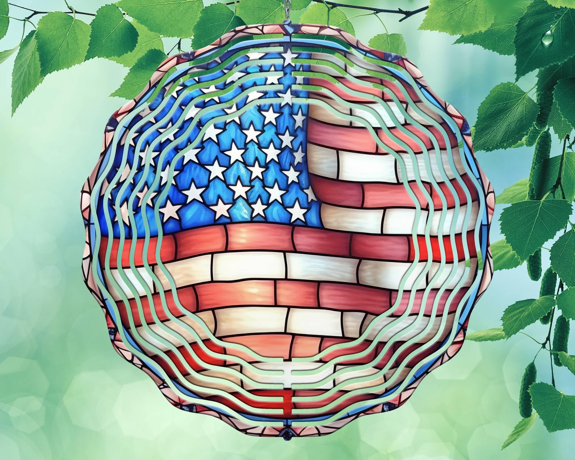 Usa Flag Stained Glass Pattern TMD Chapel Stained Windows Texas