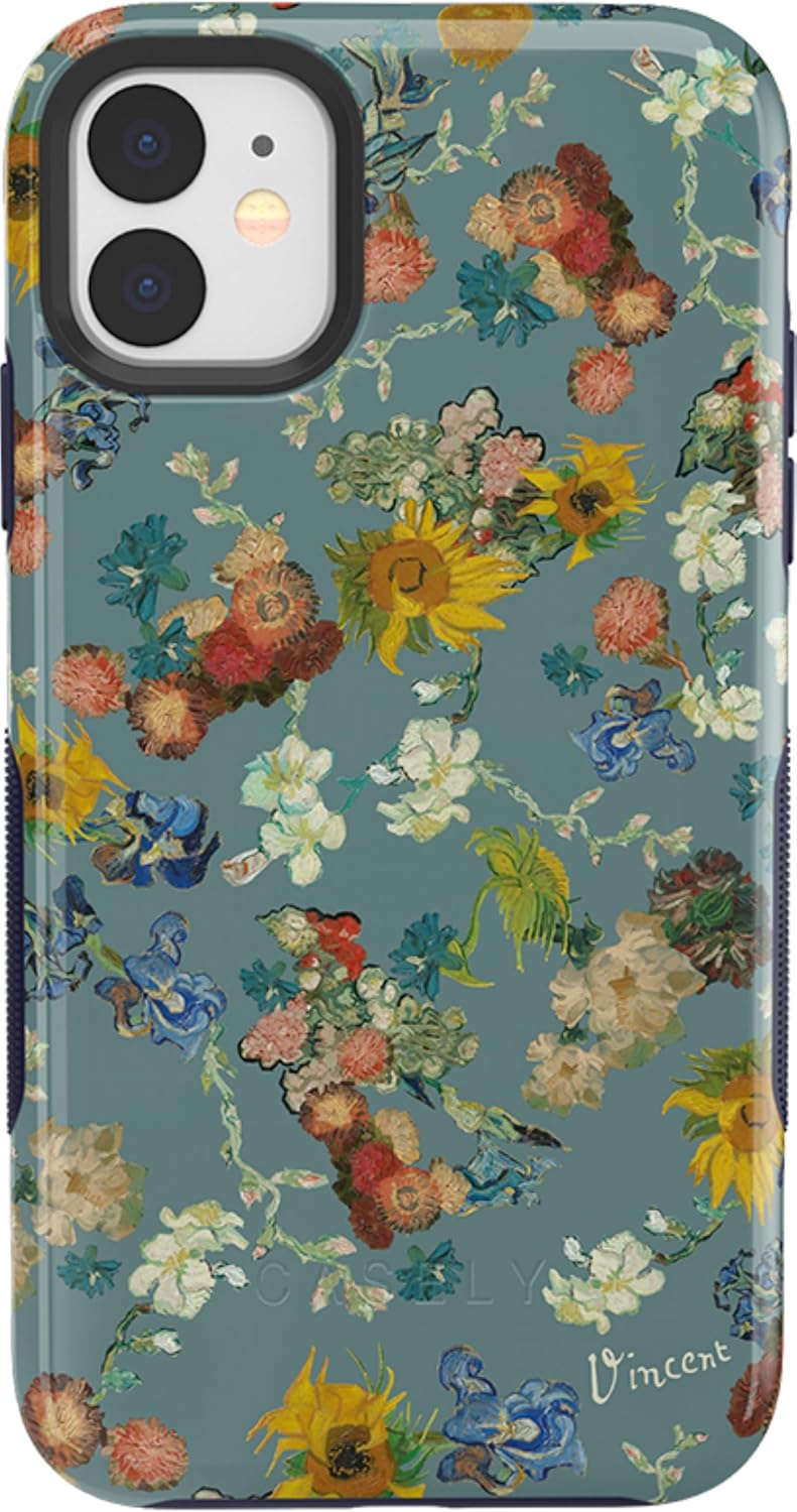 Amazon.com: Casely iPhone 11 Case | Van Gogh's Flowers | The Van Gogh Museum 50th Anniversary ...