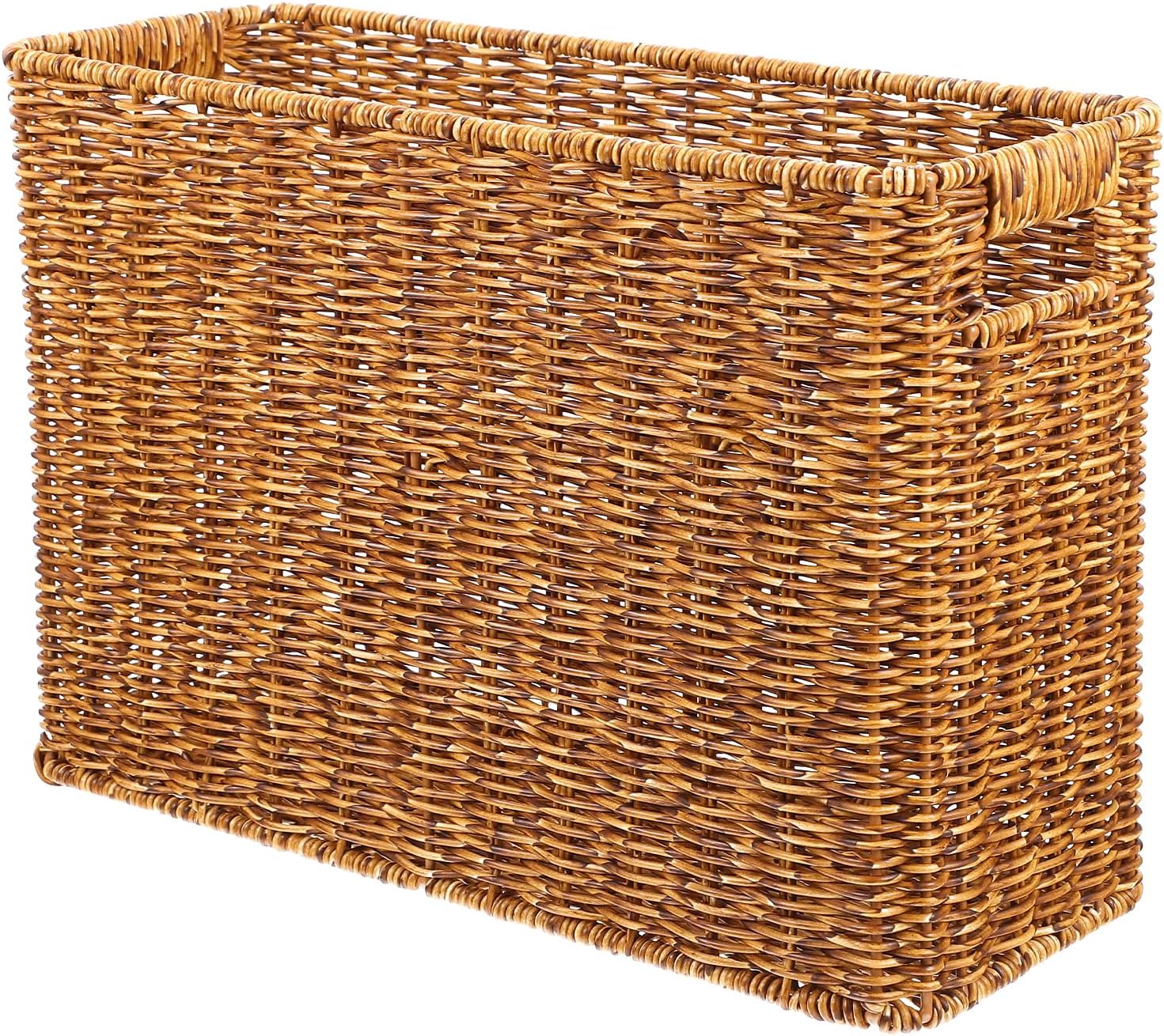 JVL Seagrass Newspaper Magazine Storage Rack, Brown : Amazon.co.uk ...