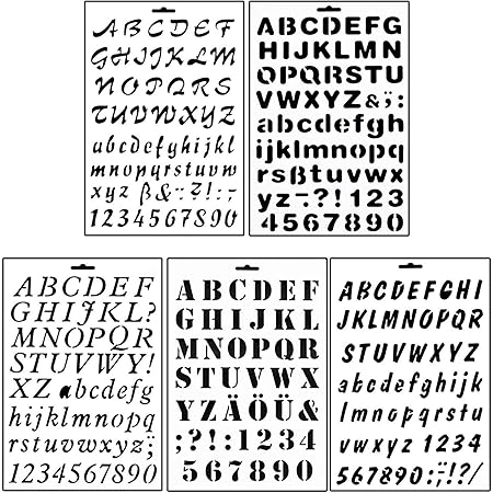 Asian Hobby Crafts Stencils for Sketching and Scrapbooking for Kids, A4 ...