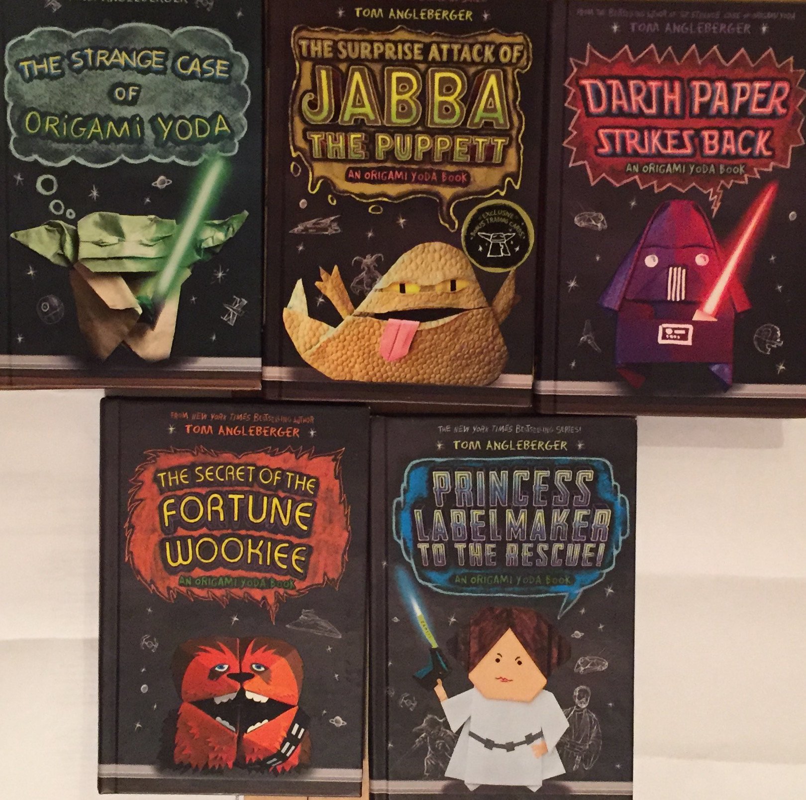 Strange Case of Origami Yoda Hardcover by Tom Angleberger Series Set of ...