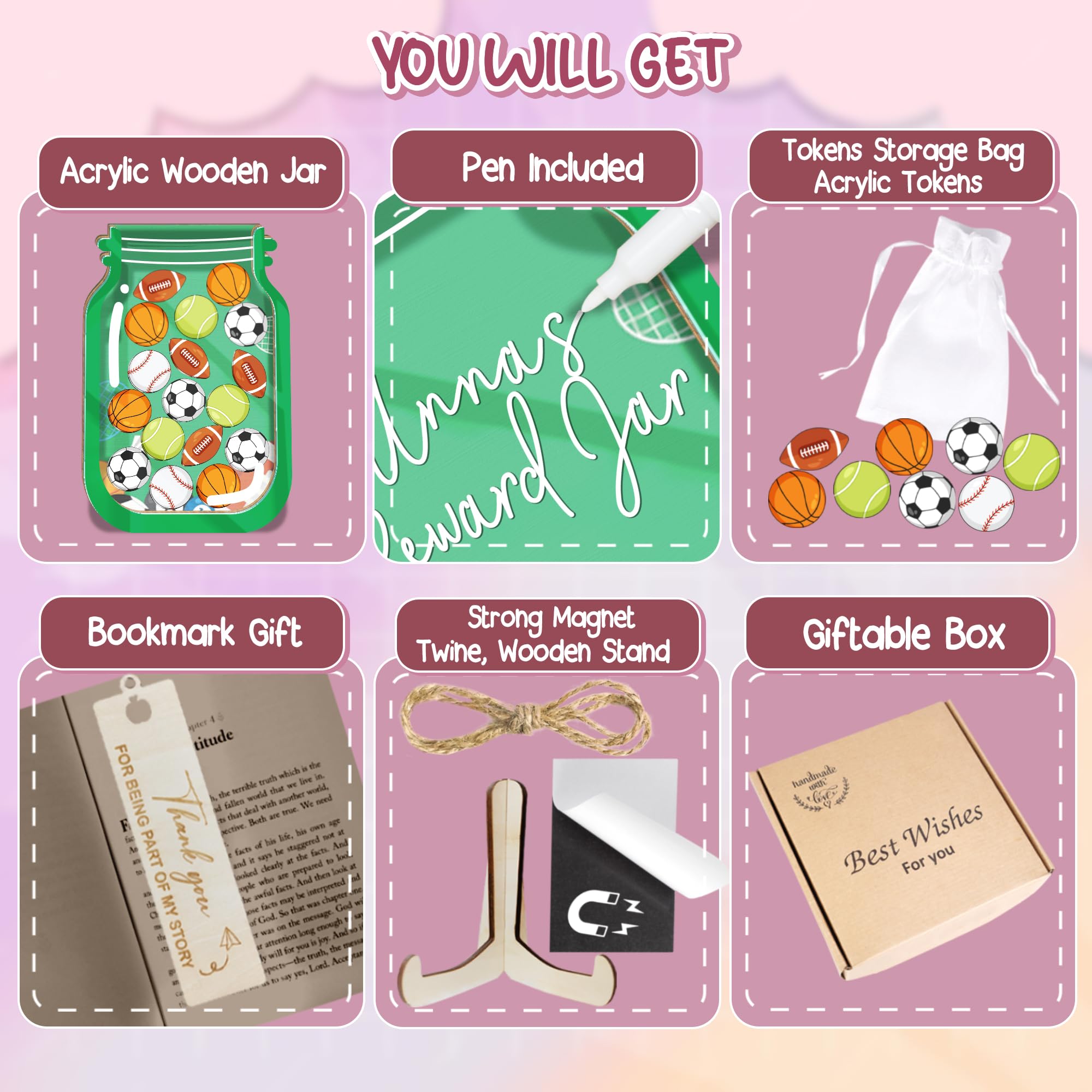 Snapklik.com : Sports Magnetic Reward Jar Football, Basketball, Rugby ...