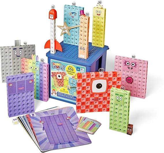 Learning Resources MathLink Cubes Activity Set Numberblocks Heroes with ...