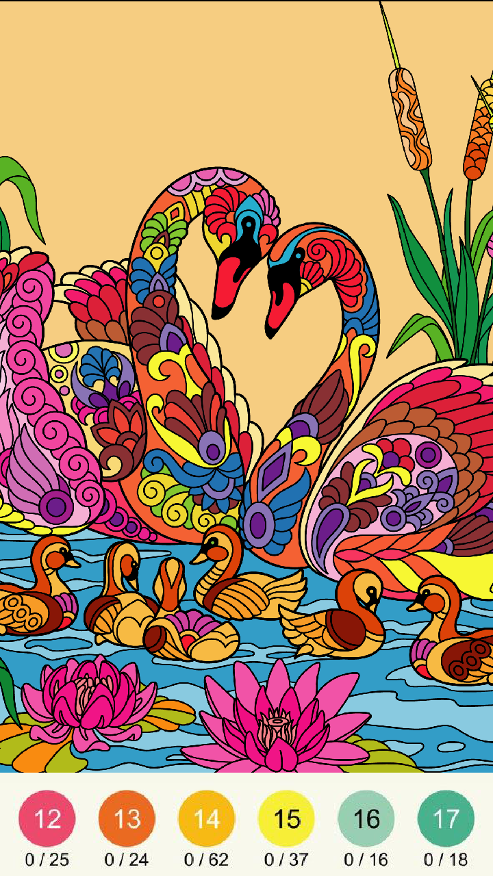 Wonder Color - Color by Numbers Free Coloring book for adults - App on ...