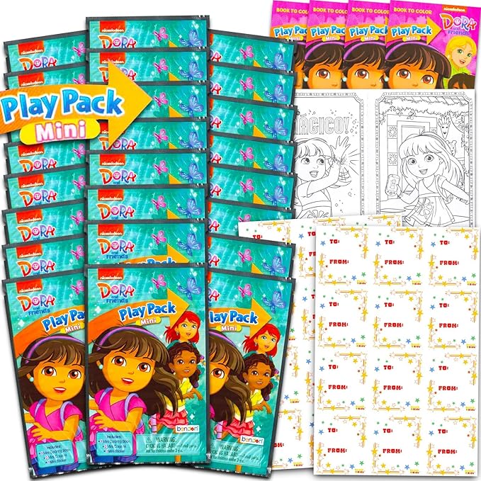 Amazon.com: Dora the Explorer Classroom Prize Party Favors - Bundle of ...