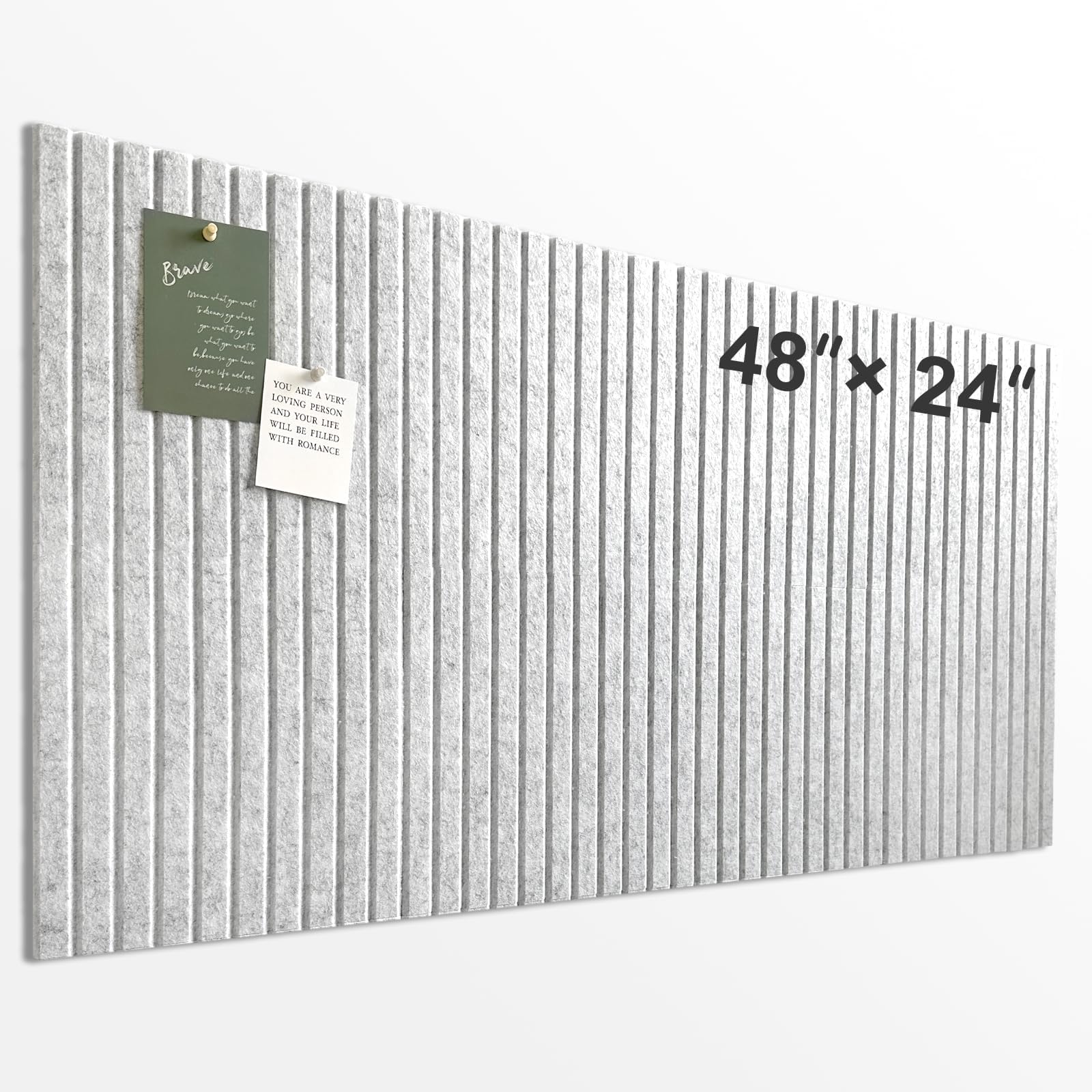 Office Wall Organizer 12-Pack Felt Bulletin Board Tiles - Slat Wall ...