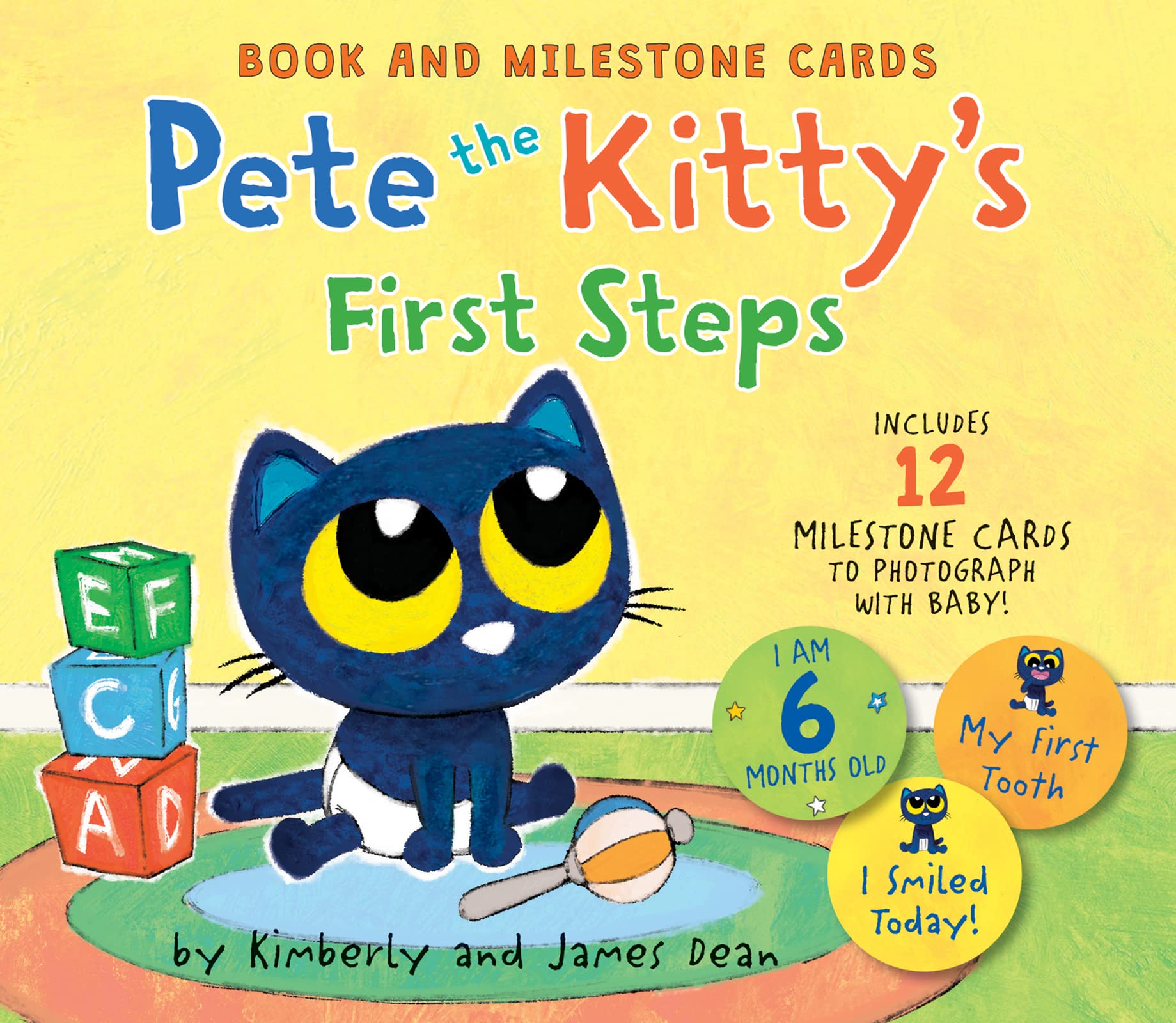 Pete the Kitty’s First Steps: Book and Milestone Cards (Pete the Cat ...