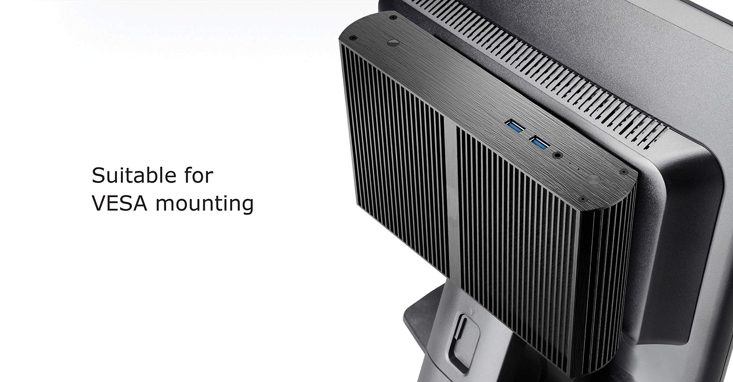 Snapklik.com : Tesla H Intel 4th Gen NUC PC Fanless Case 100% Aluminium ...