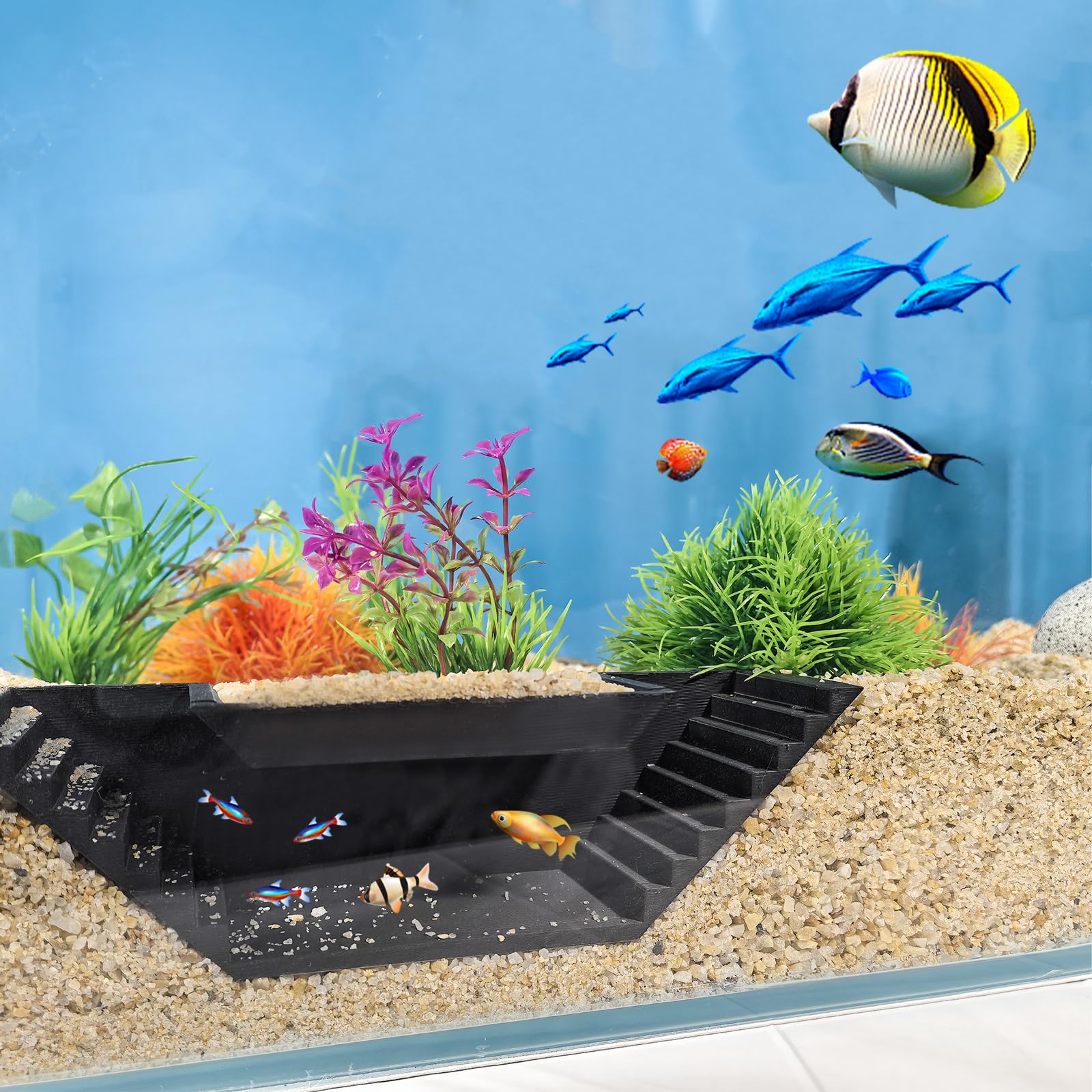 Snapklik.com : LingoFoto Aquarium Undergravel Fish Tunnel Hide Cave ...