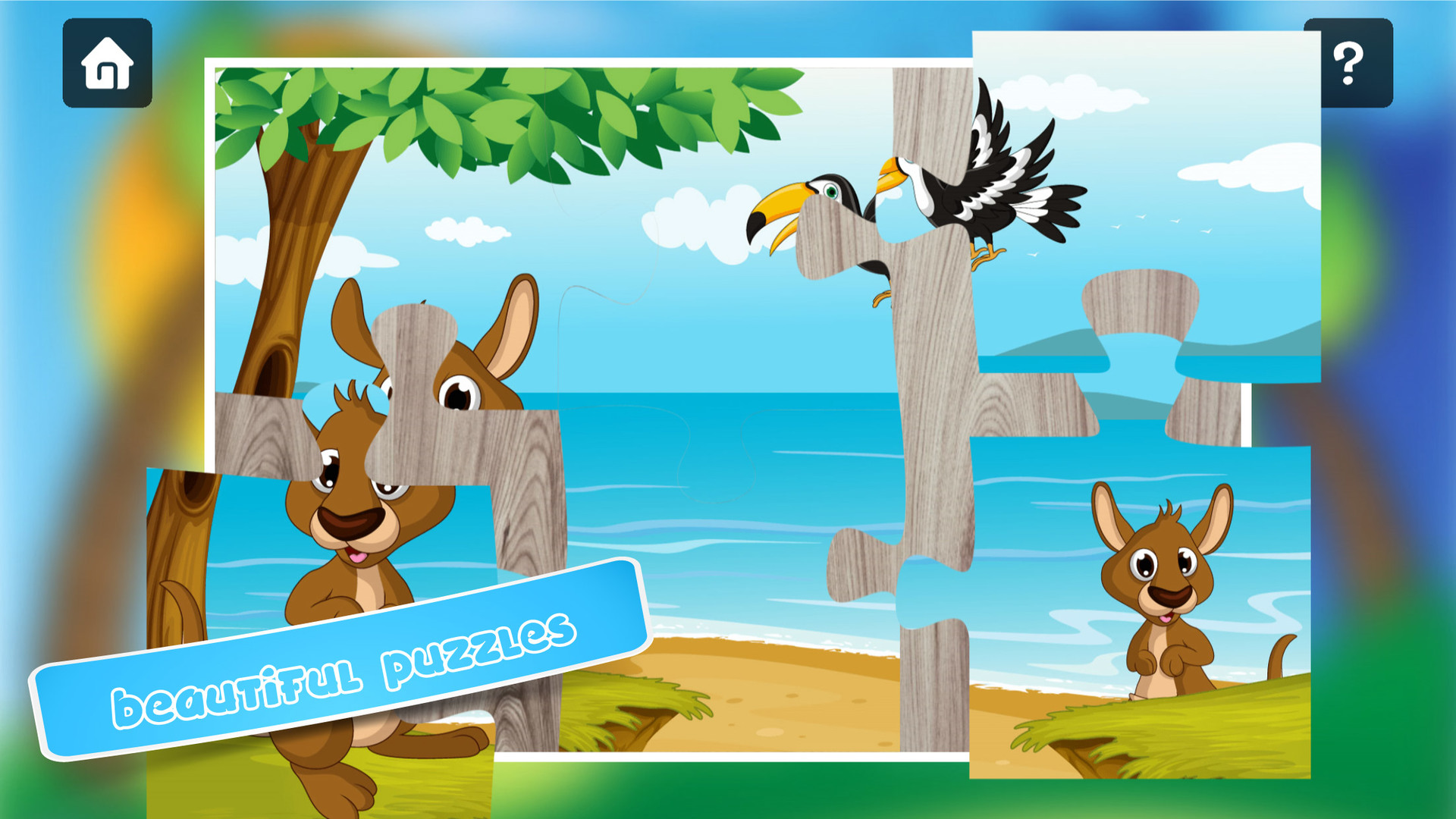 Kids Animal Jigsaw Puzzle Game - Addictive and inspiring mind improving ...