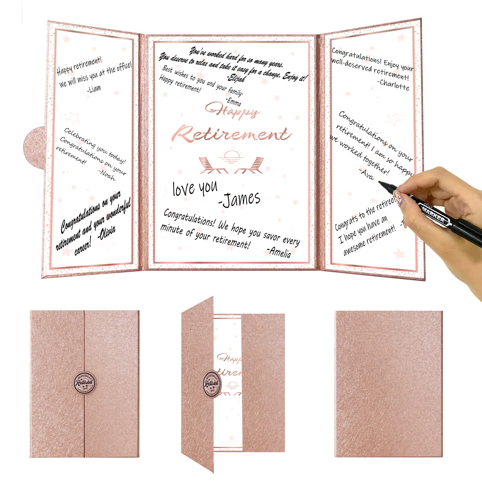 Amazon.com: Trgowaul Retirement Party Decorations, Happy Retirement ...