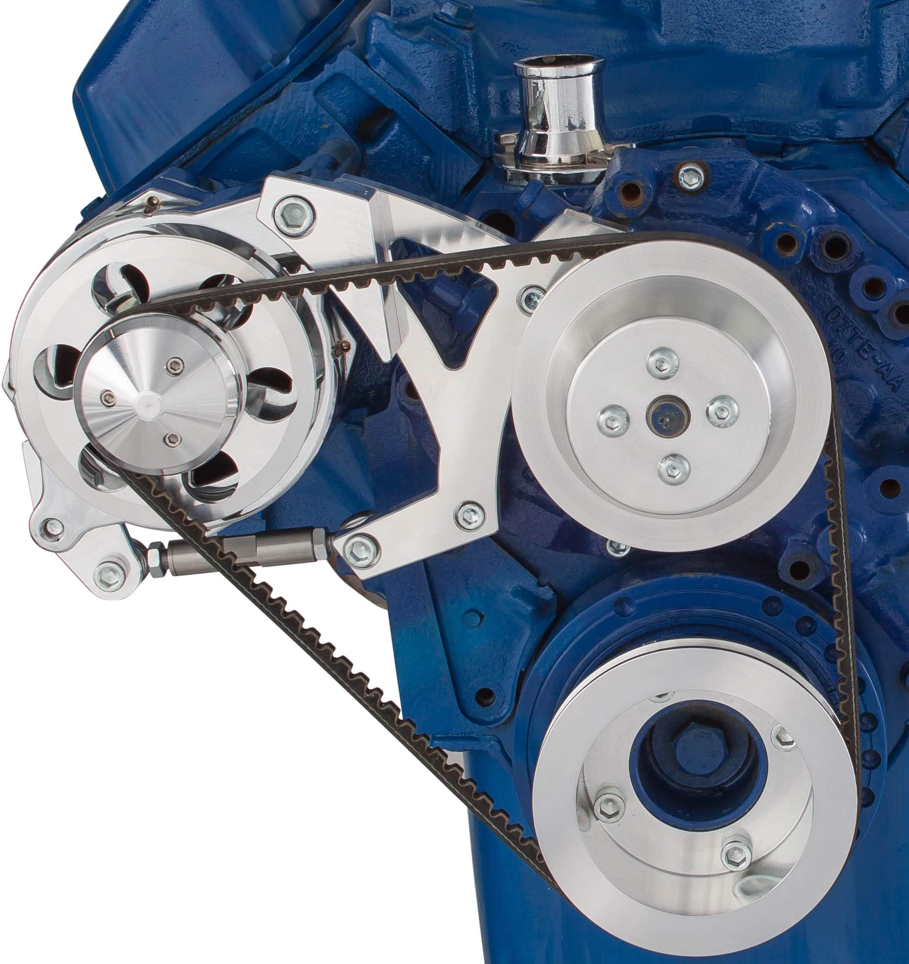 Amazon.com: CVF Racing Ford 351C Cleveland Alternator Bracket (Silver ...