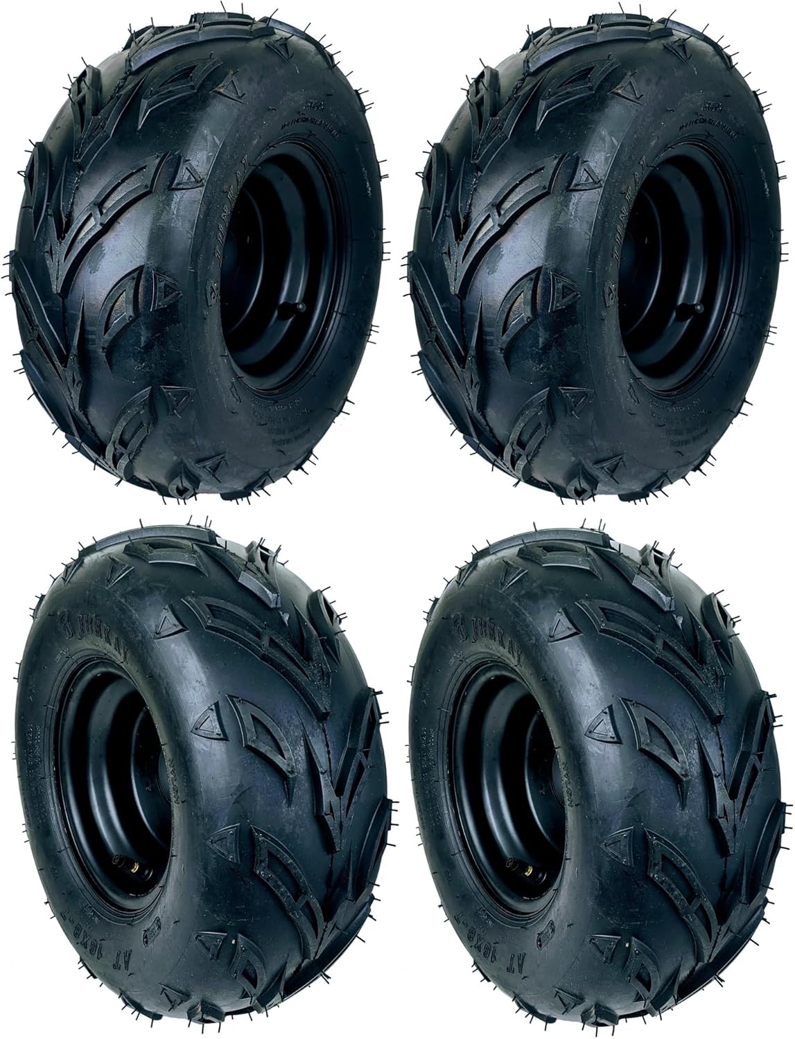 Amazon.com: Preinstalled Tire & Wheel Rim Assembly with 3-1/8 in (79mm ...