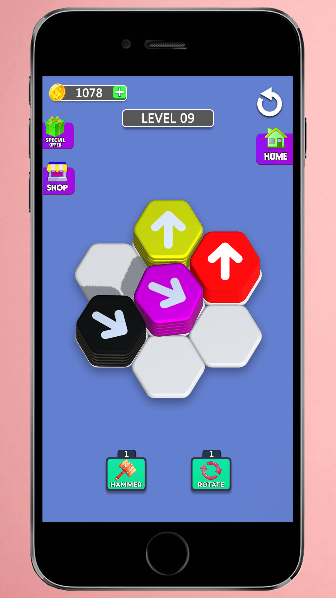 Hexa Block Puzzle Take Away Tapping Master: Hexa_Blocks Color Sorting ...