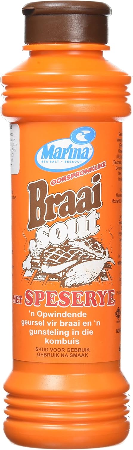 Marina Braai Salt with Spices 400 g (Pack of 5) : Amazon.co.uk: Grocery