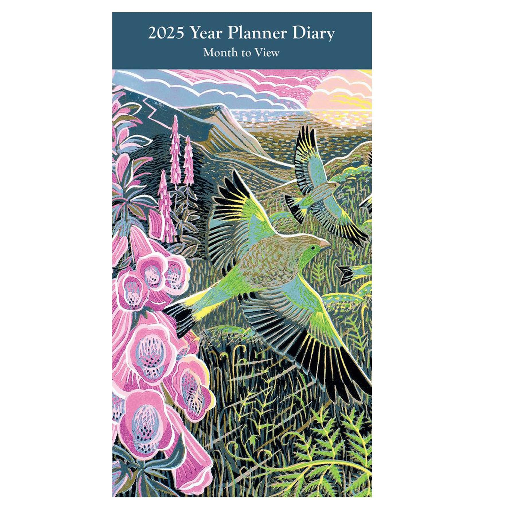 Museums & Galleries 2025 Slimline Year Planner 2025 Month To View Diary ...