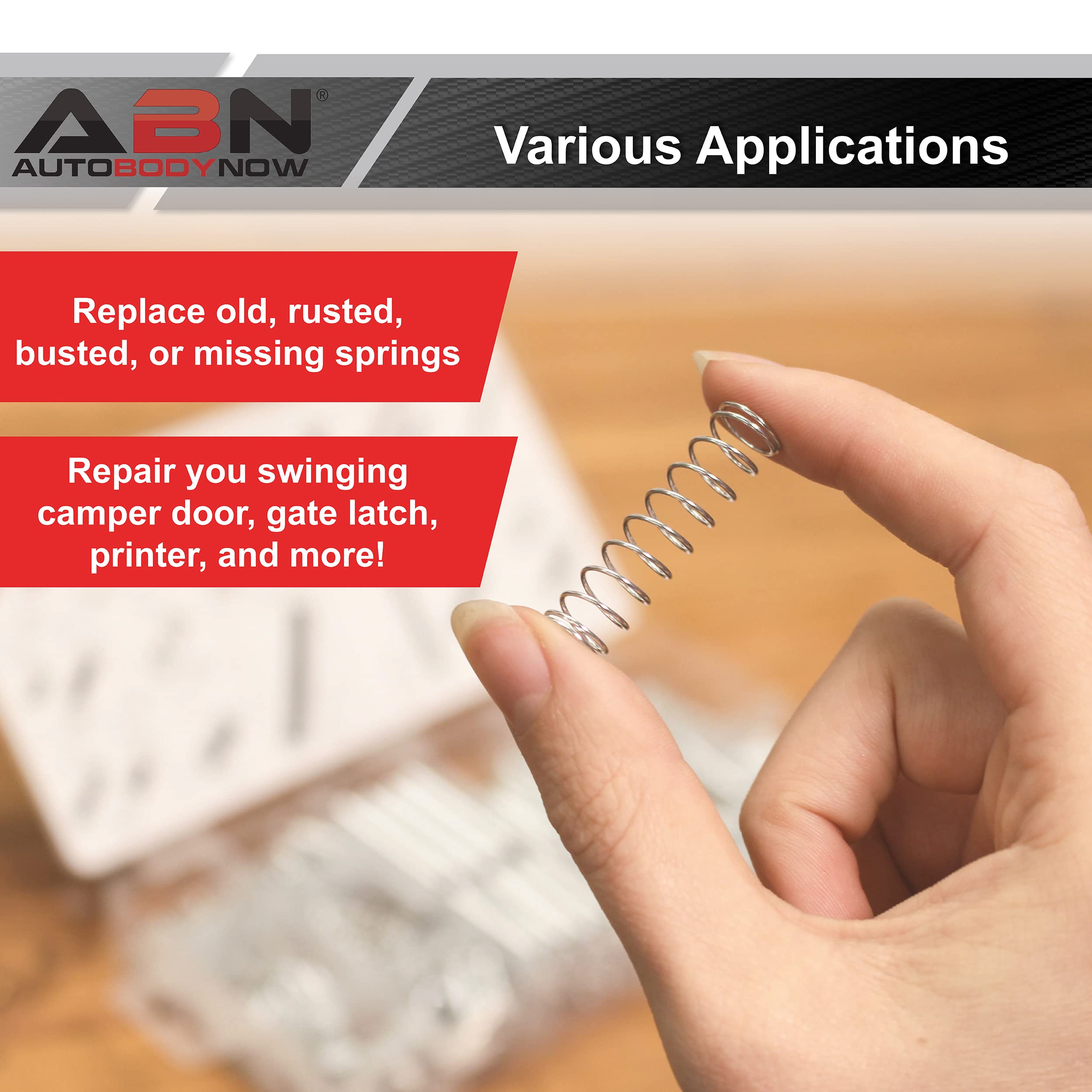 Snapklik.com : ABN Compression & Extension Spring 200 Pc Assortment Set