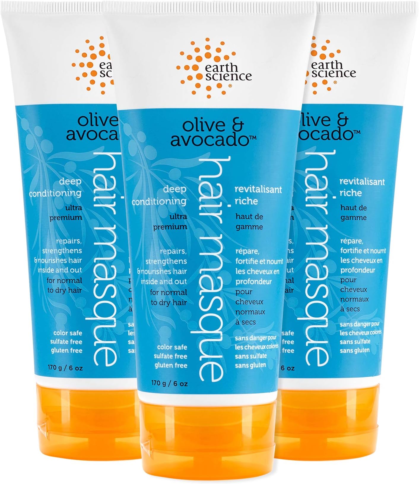 Amazon.com : Earth Science - Olive & Avocado Deep Conditioning Hair ...