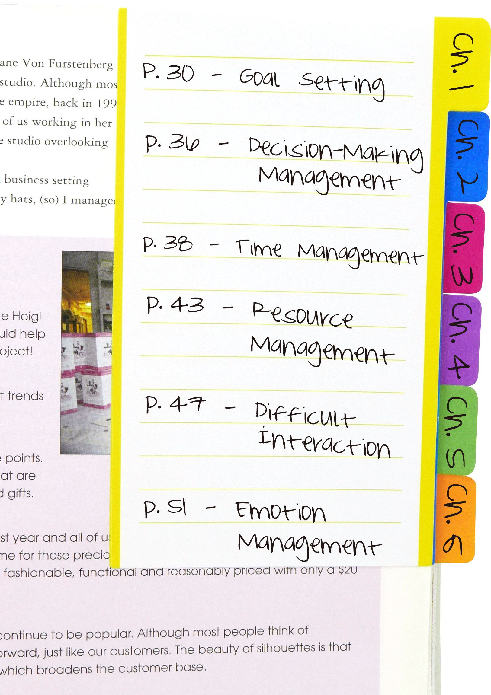 Amazon.com : 4A Divider Sticky Notes,4 x 6 Inches,Large Size,White ...