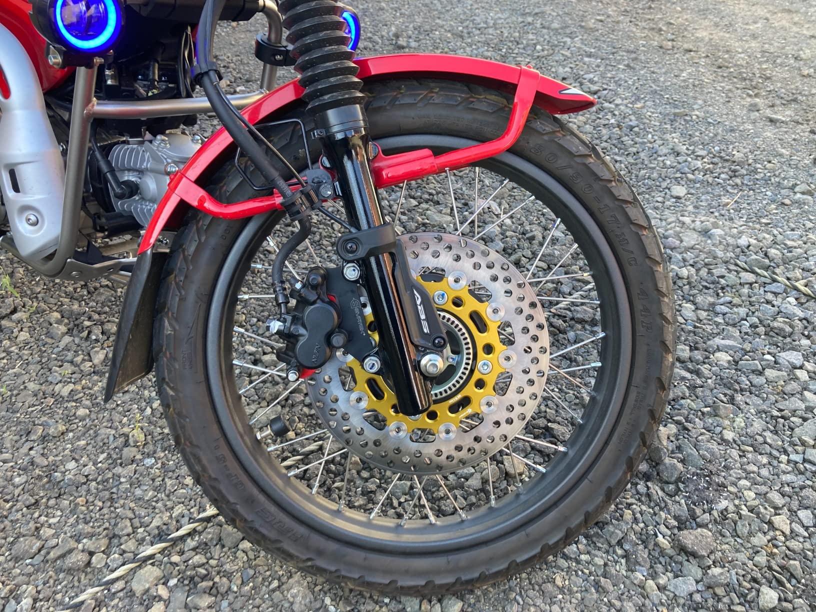 Amazon | エヴァテック(EVATEK) フロントブレーキ260mmディスクキット CT125 (ゴールド) | ディスクローター | 車＆バイク