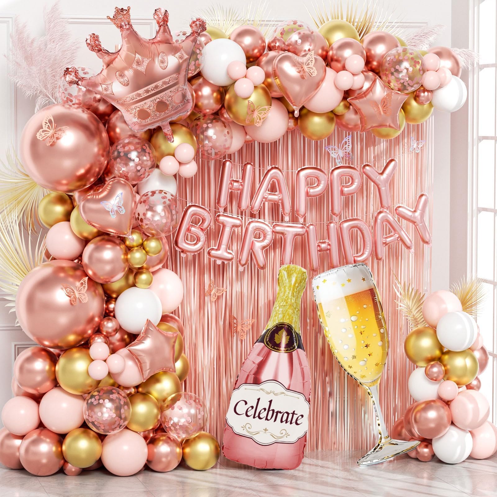 Rose Gold Party Decorations Epiqueone Rose Gold 40th Birthday