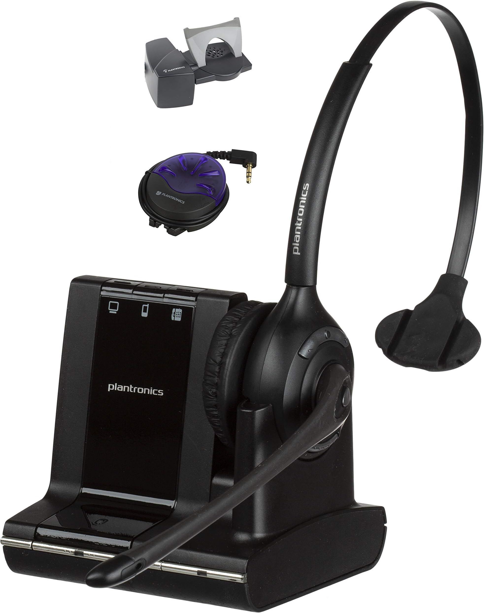 Amazon.com: Plantronics Savi W740 Wireless Headset System Bundled with ...