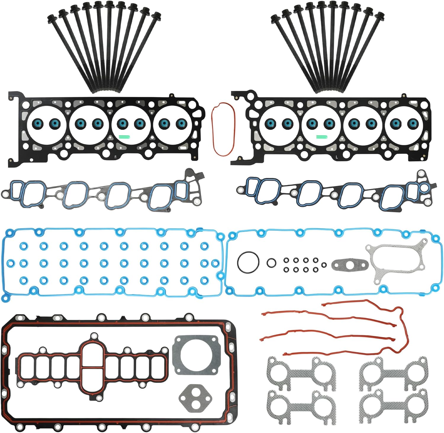 Amazon.com: 5.4L Engine Head Gasket Set w/Bolts For Ford Expedition ...