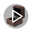 Amazon.com: WisePoint Personalized Wooden Ring Box, Mini Engagement Ring Holder Box with Single ...