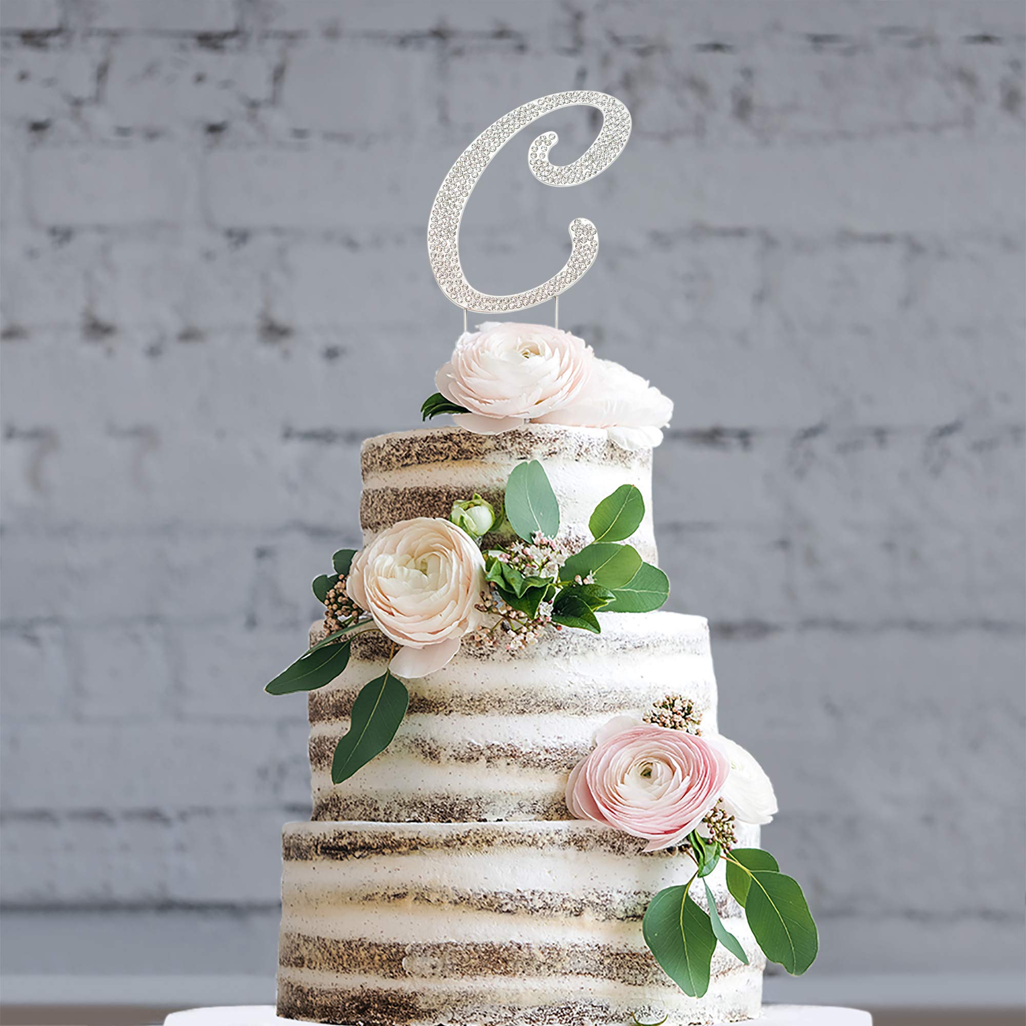 Monogram Wedding Cake Toppers C