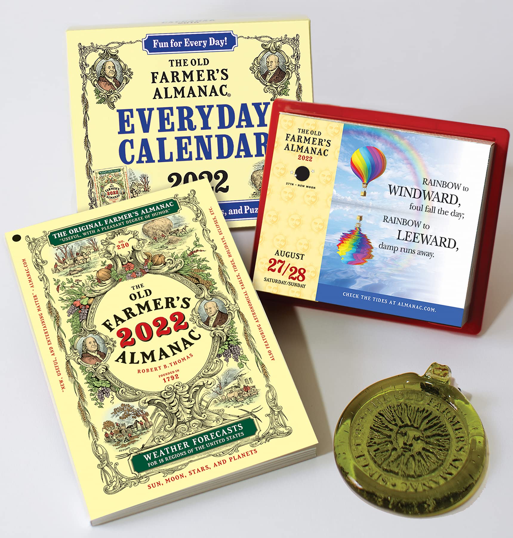 Snapklik.com : The Old Farmers Almanac 2022/everyday Box Calendar/sun ...