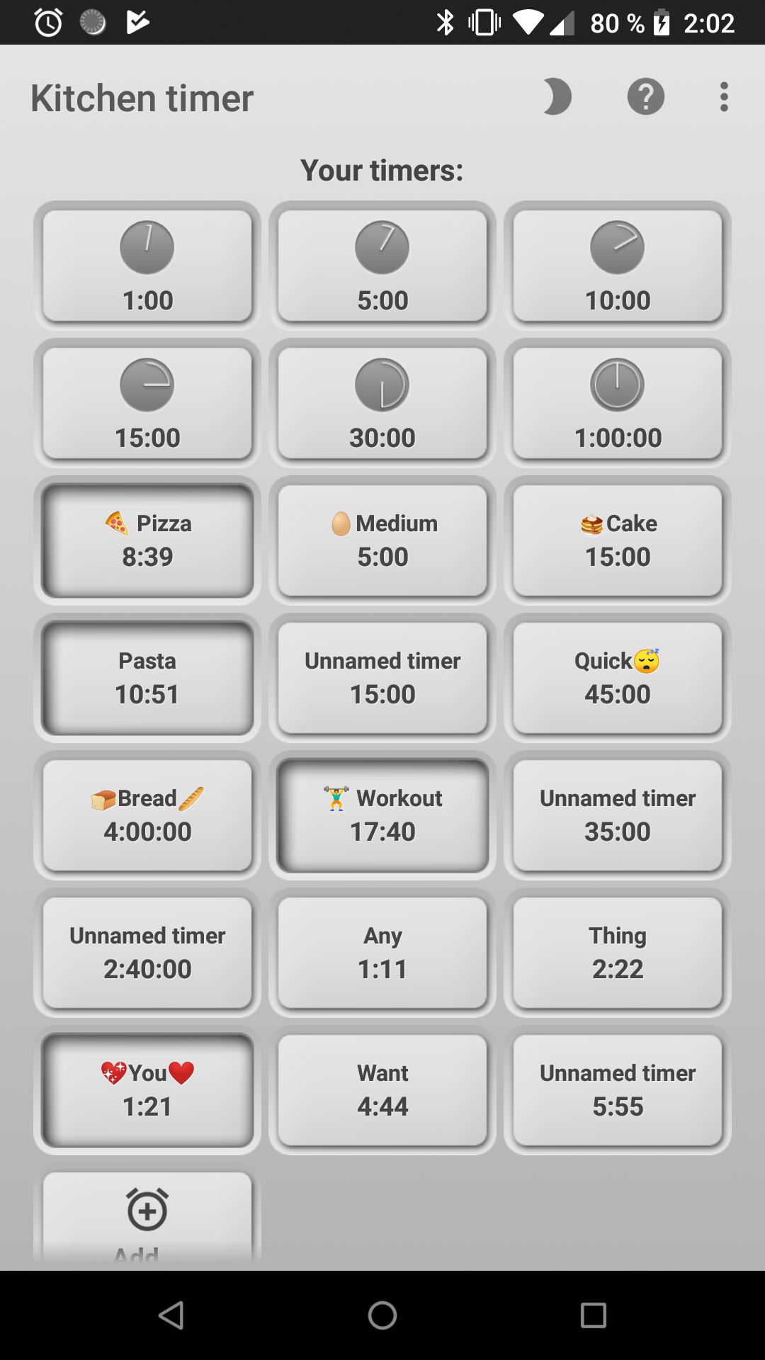 Kitchen Timer - App on Amazon Appstore