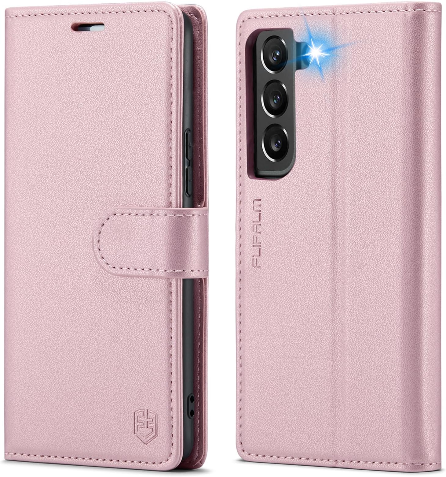 Amazon.com: FLIPALM Wallet Case for Samsung Galaxy S22 Plus, RFID Blocking Credit Card Holder ...