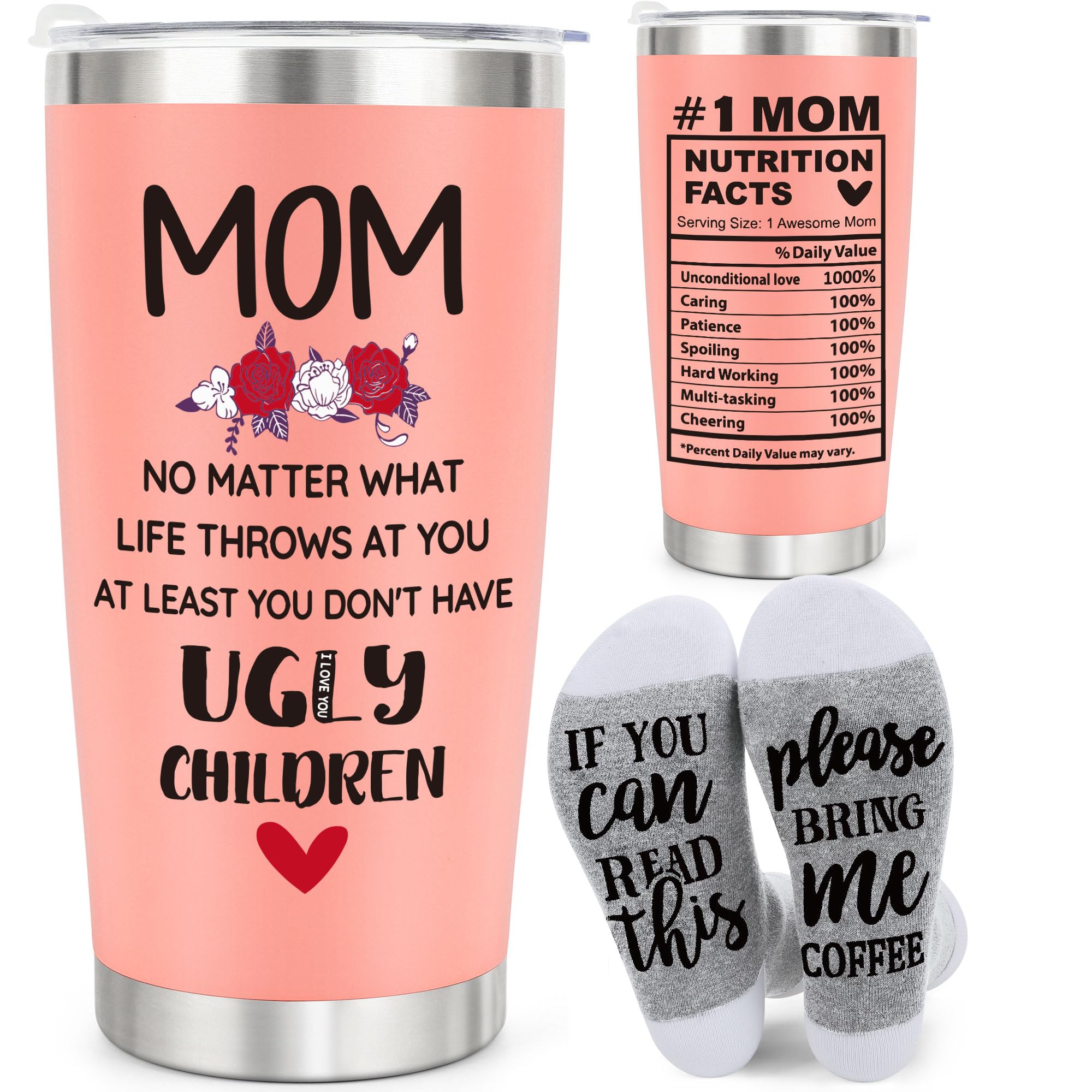 Amazon.com | Mom Tumbler Cup Gifts for Mom Christmas Gifts from ...