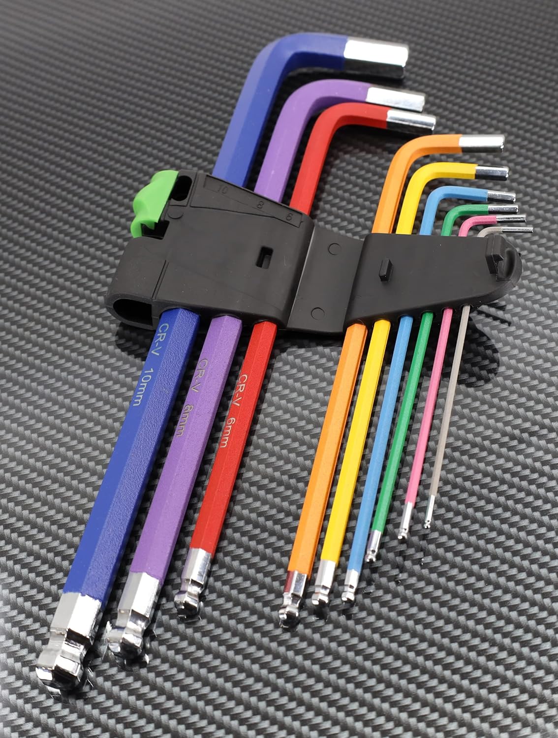 9 Piece Extra-Long Arm Ball Point Hex Key Set – Allen Allan Alan Key ...