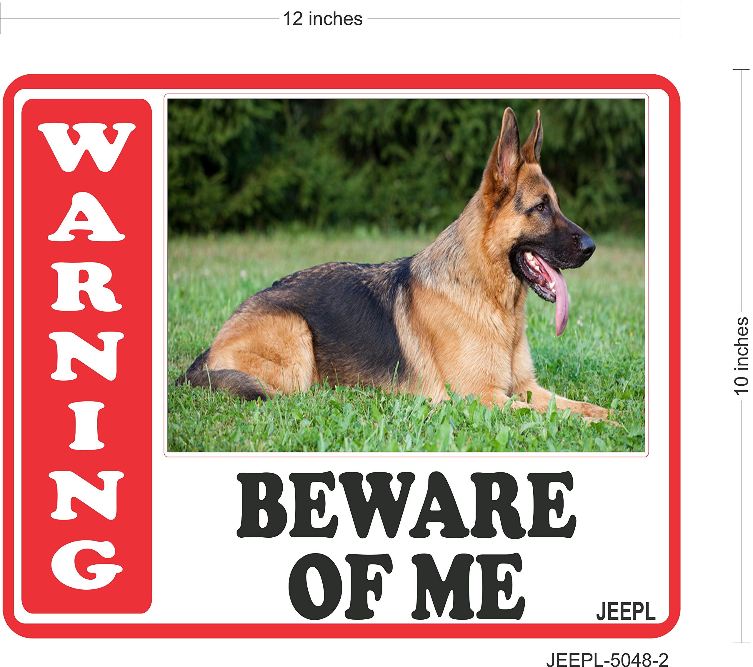 Buy JEEPL-BE WARE OF DOG SIGN BOARD | Warning Sign Board |Duty Sign ...