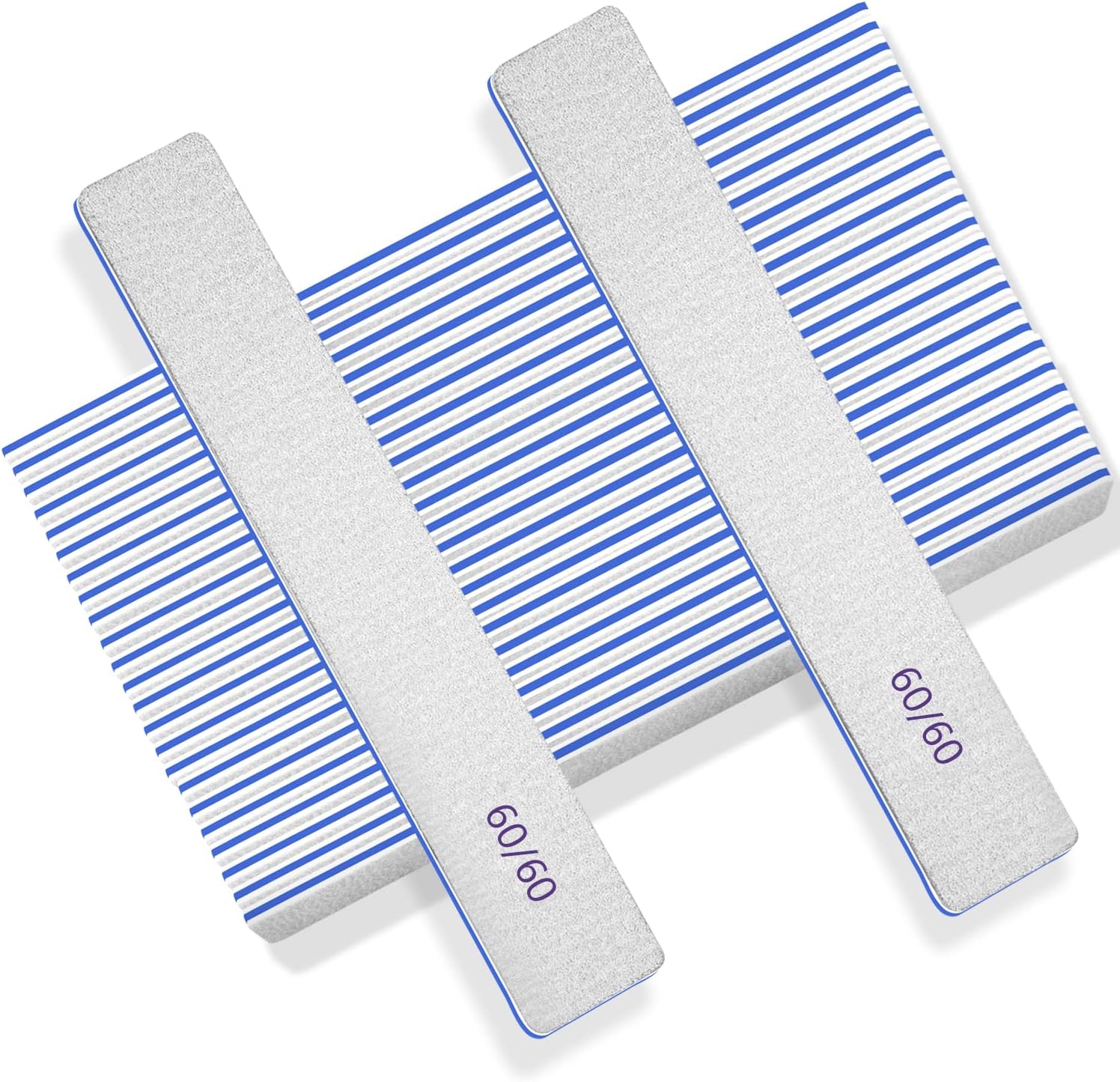 Amazon.com : 80/80 Grit Nail Files (100 Pcs), Coarse Emery Boards for ...