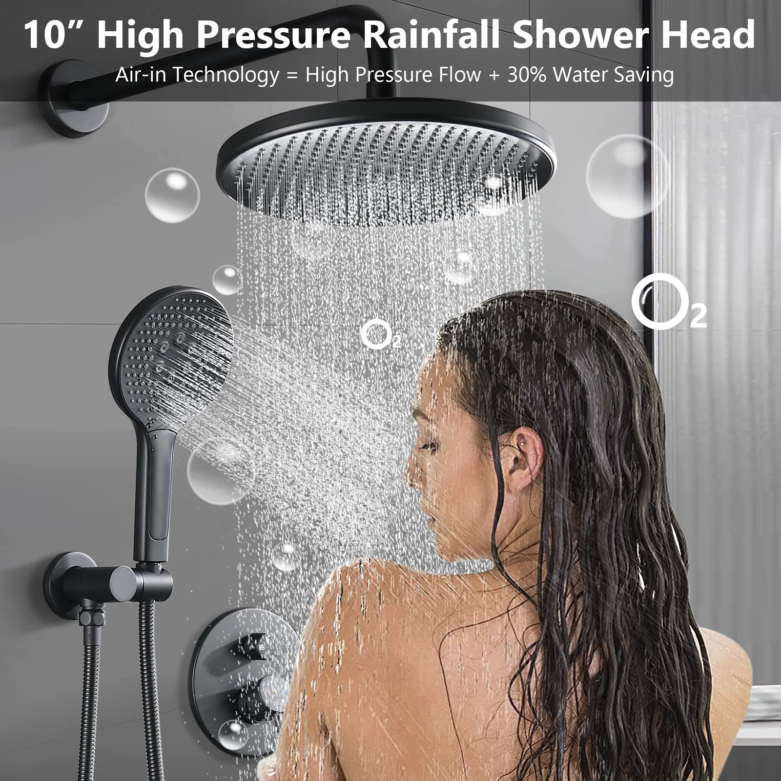 Snapklik.com : PDPBath Upgrade Shower System, Shower Faucet Set ...