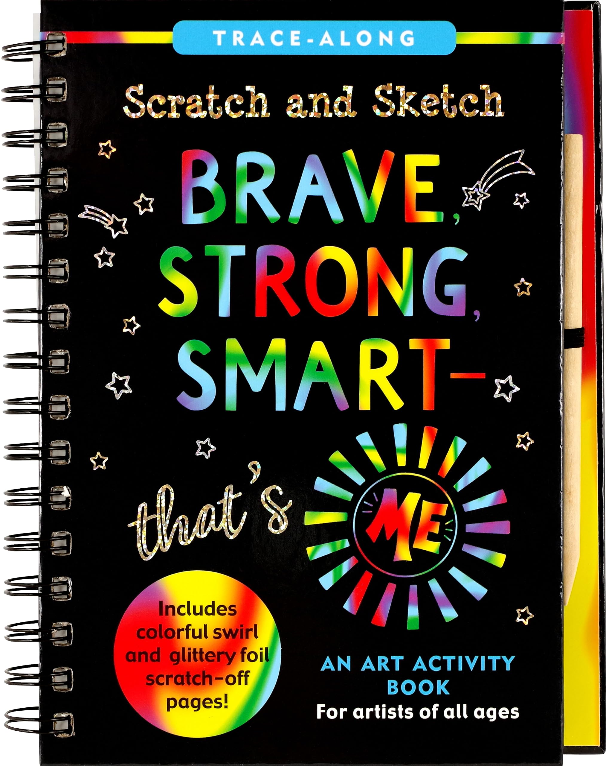Brave, Strong, Smart -That's Me! Scratch and Sketch Trace-Along: An Art ...