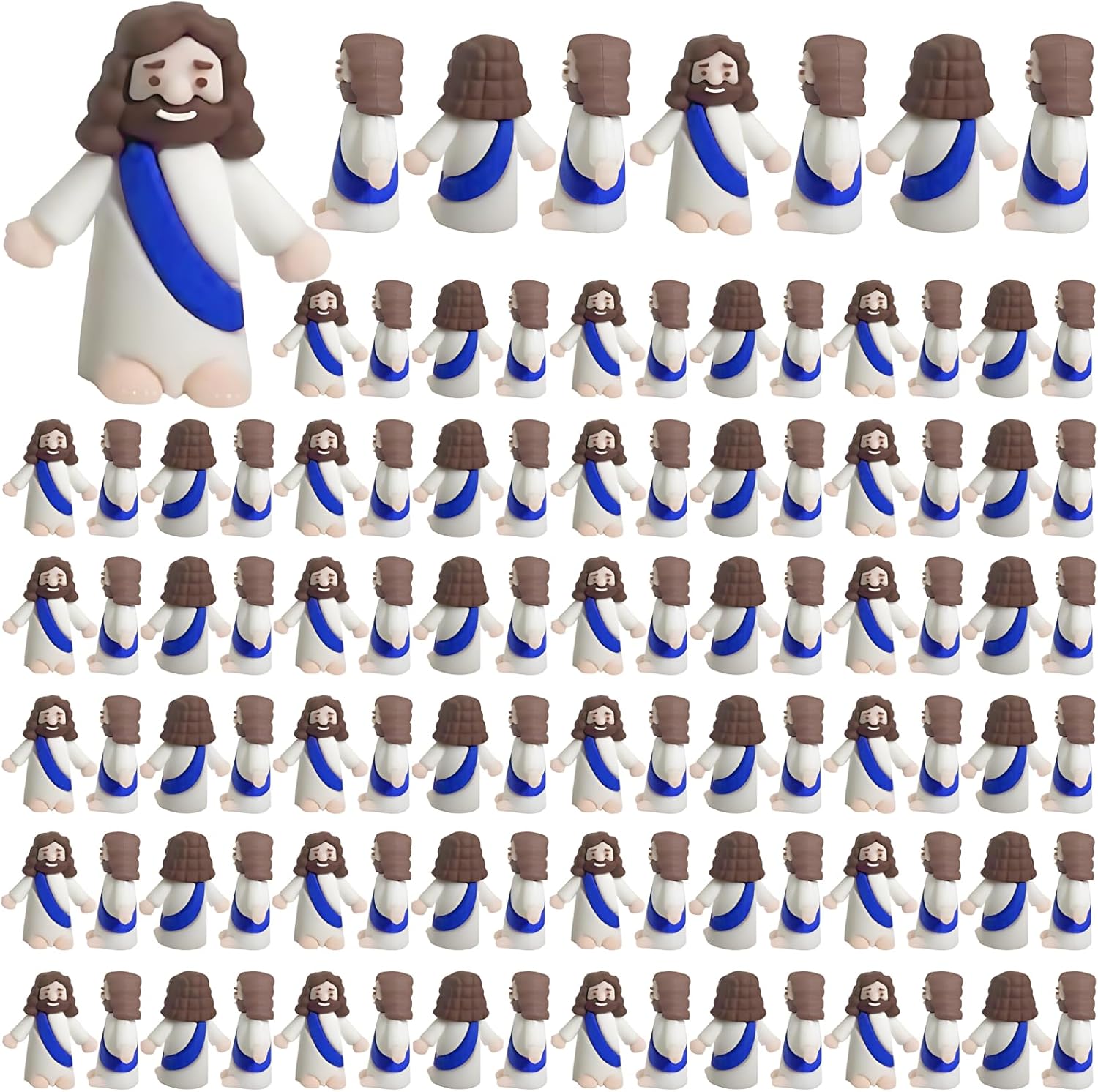 Amazon.com: Generic Mini Jesus Figurine Bulk, Jesus Toys Easter ...