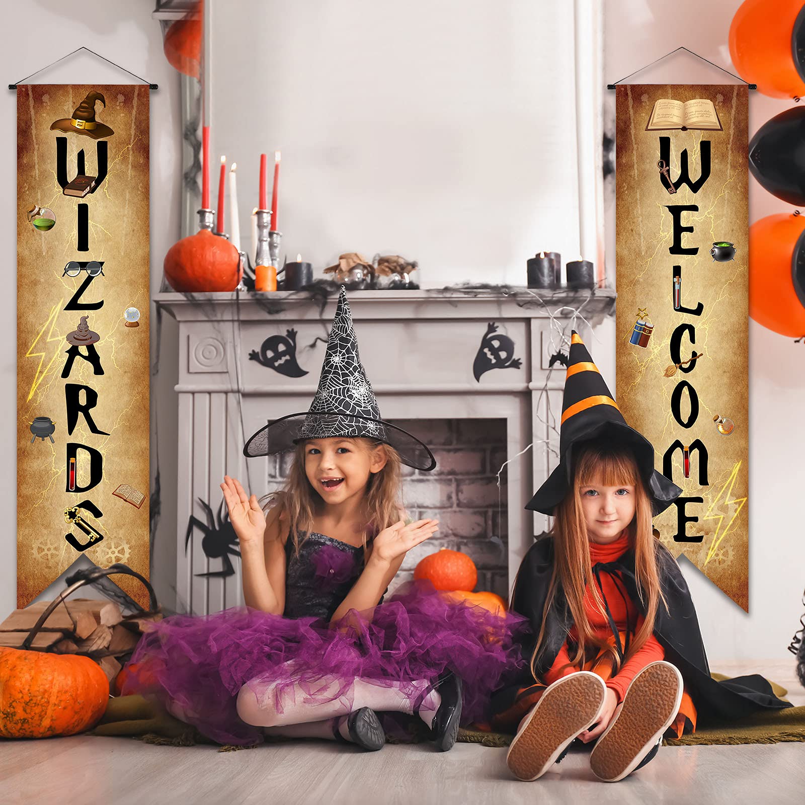 Buy Wizards Porch Signs Magical Wizard Banner Wizards Door Sign Sets ...