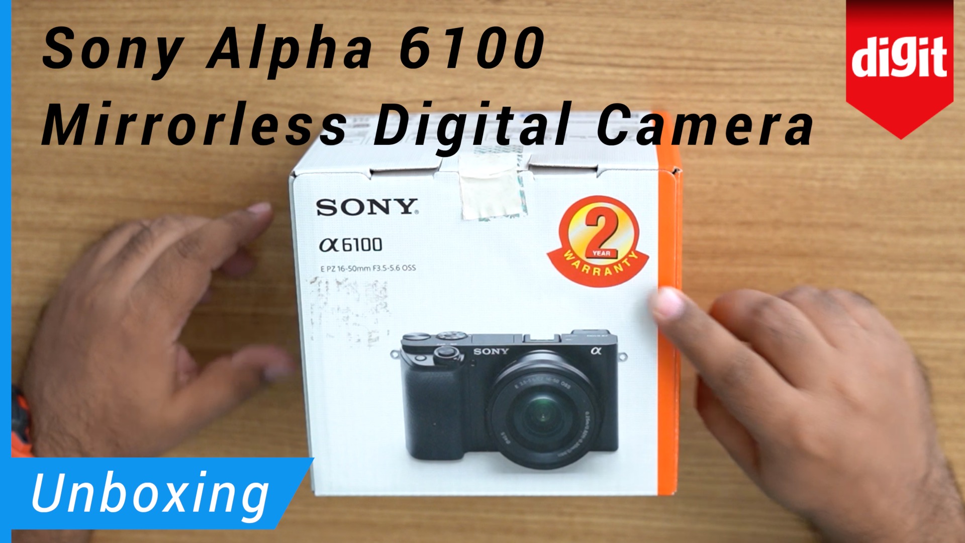 Watch Sony Alpha 6100 Mirrorless Digital Camera Unboxing on Amazon Live