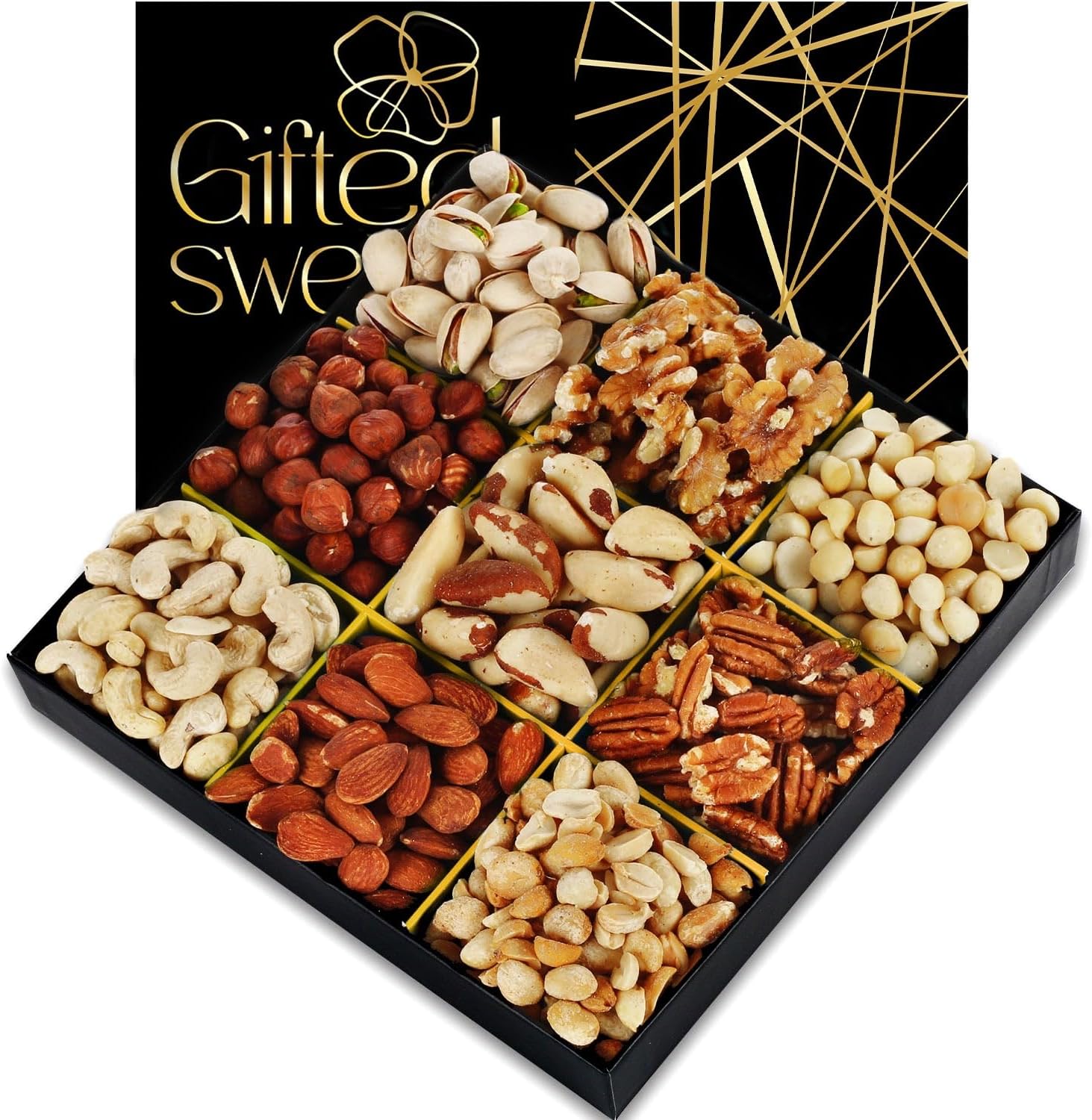 Amazon.com : Cirque Gift Co. Gourmet Nut Gift Tray 10" Freshly Roasted ...