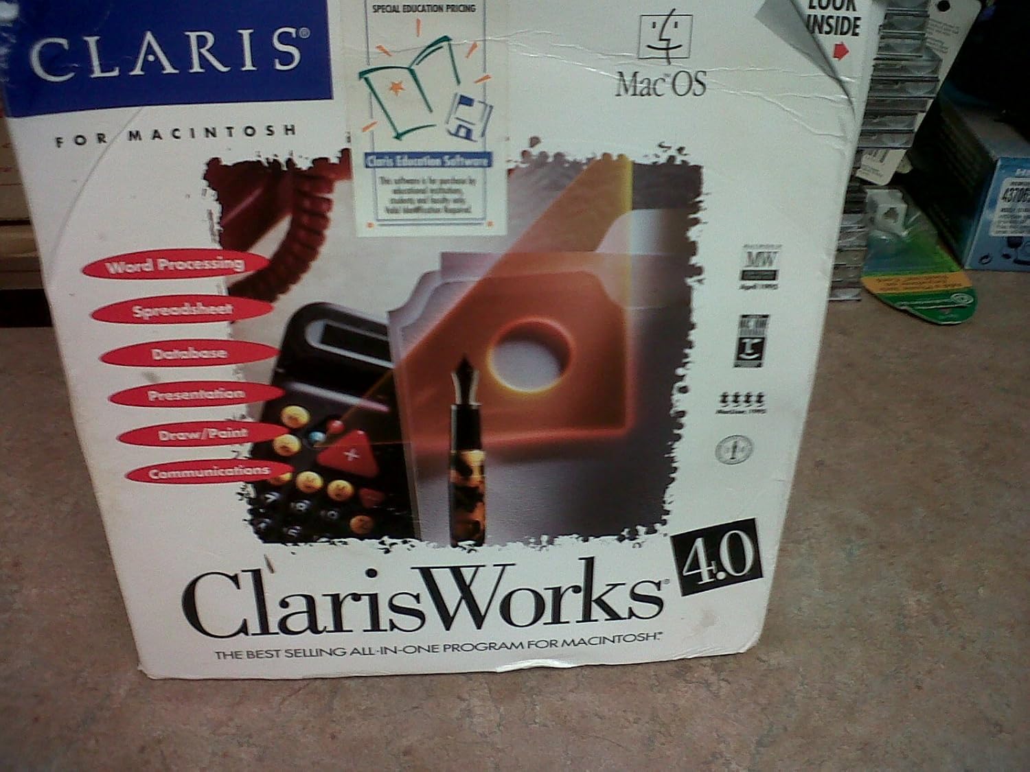 Amazon.com: ClarisWorks [Claris Works] 4.0 Mac : Software