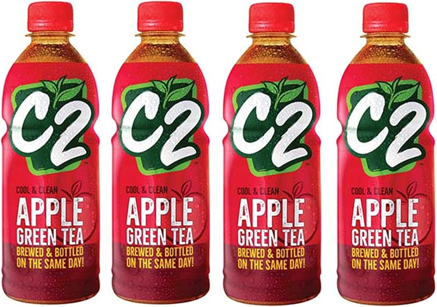 C2 Apple Green Tea 355ml Pack of 2 : Amazon.ae: Health